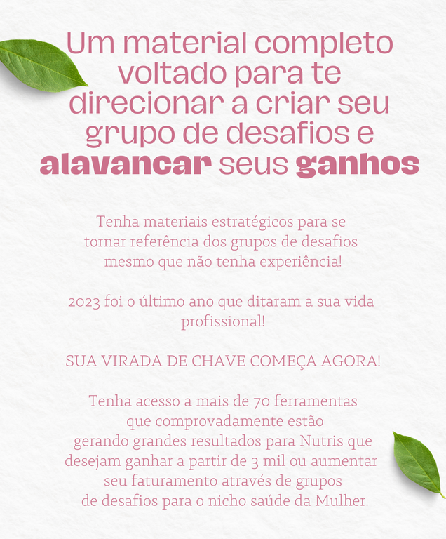 Combo GSM – Excelência Nutri